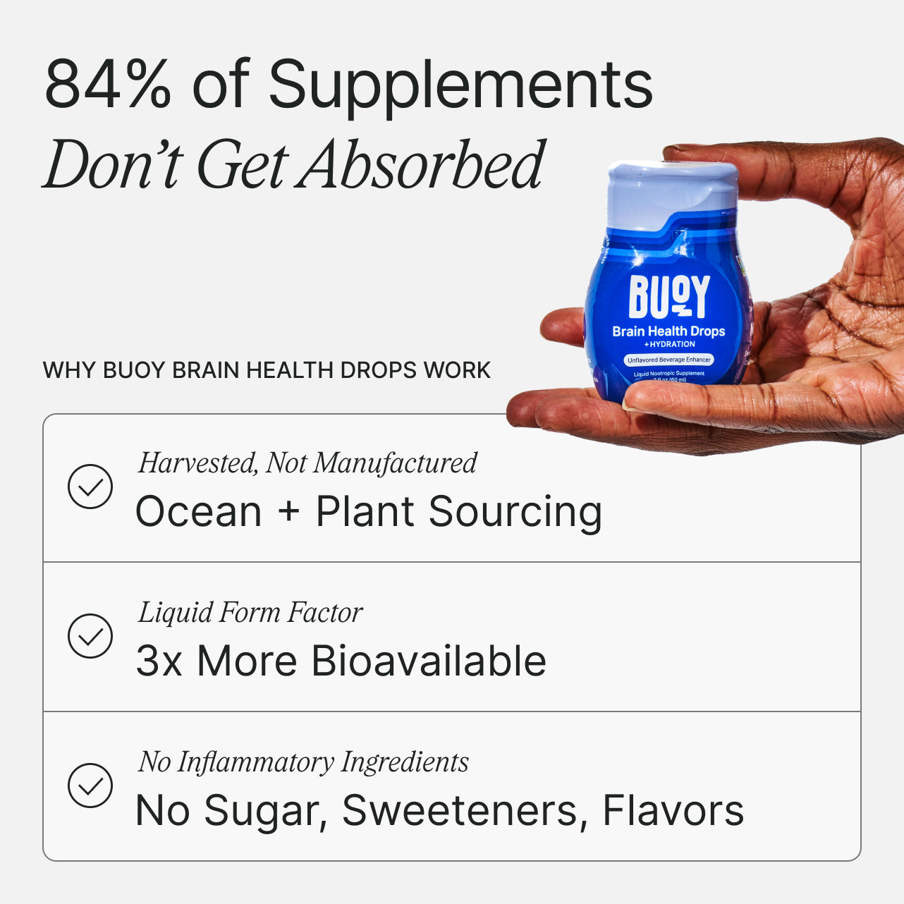 Brain Health Drops | Hydrating Drops for Water & Other Drinks